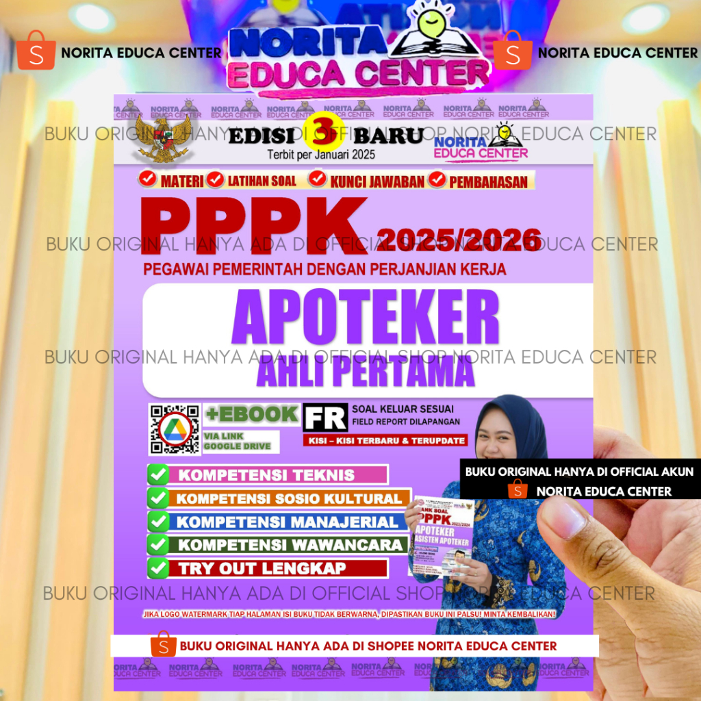 Jual BUKU PPPK APOTEKER AHLI PERTAMA NORITA EDUCA CENTER | Shopee Indonesia