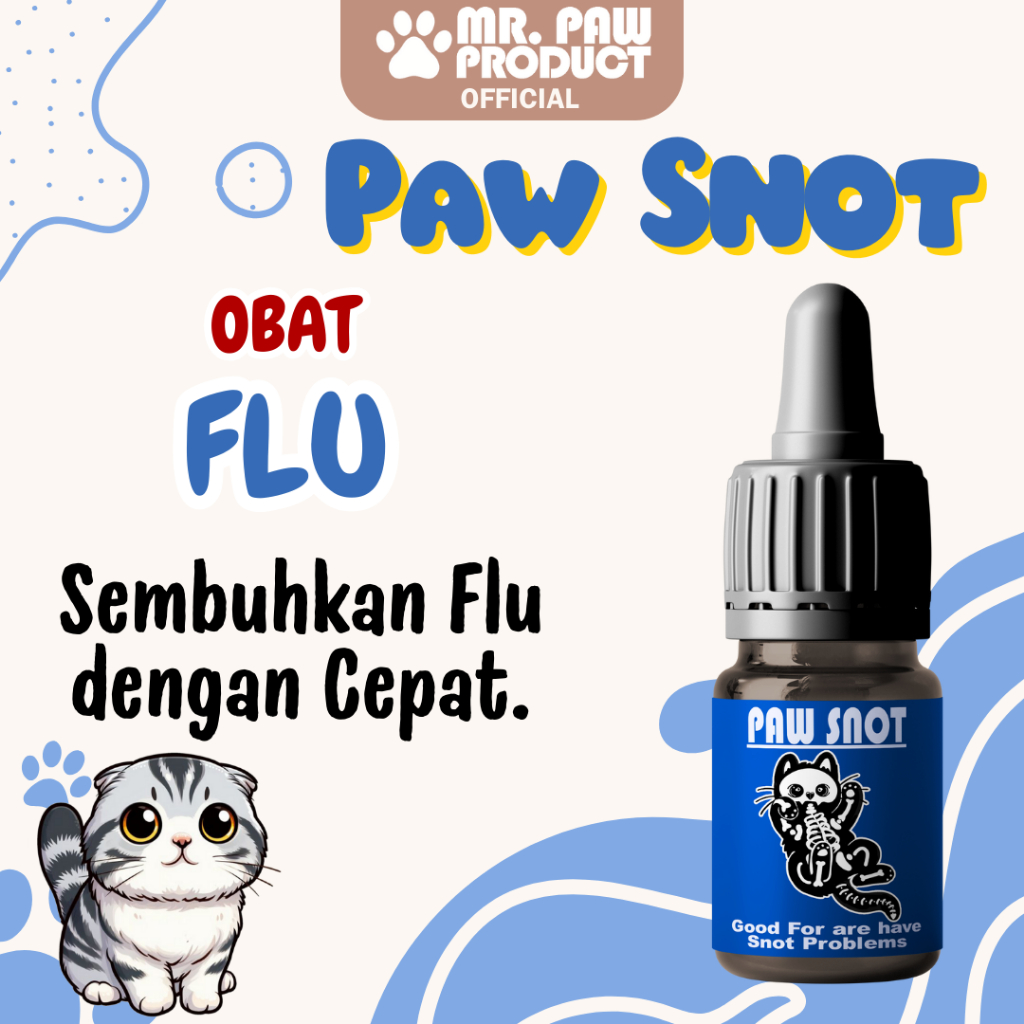 Jual MR PAW - Snot / obat flu kucing / obat flu anjing /obat flu anabul ...