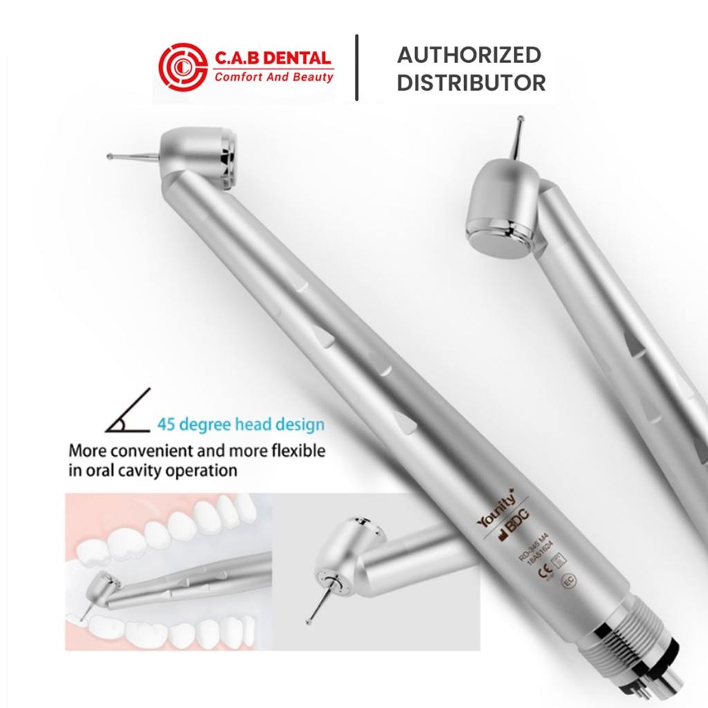 Jual BDC HANDPIECE YOUNITY HIGHSPEED HIGH SPEED RD-345 45 DERAJAT (45 ...