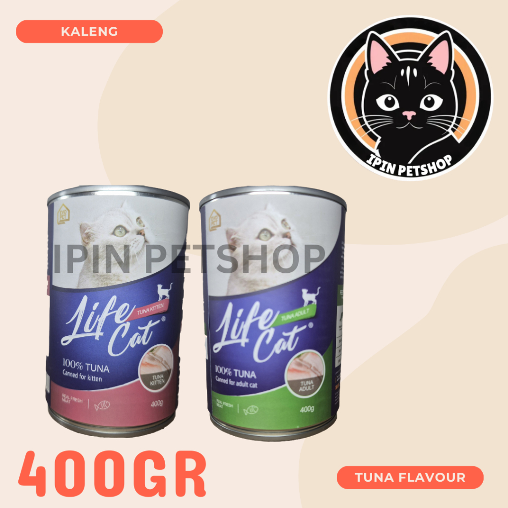 Jual Life Cat Makanan Kucing Wet Food Rasa Ikan Tuna Dewasa & Kitten ...