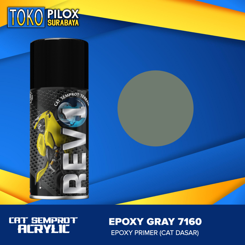 Jual Cat Semprot Pilox Acrylic Otomotif Revo Rev1 Epoxy Poksi Primer ...