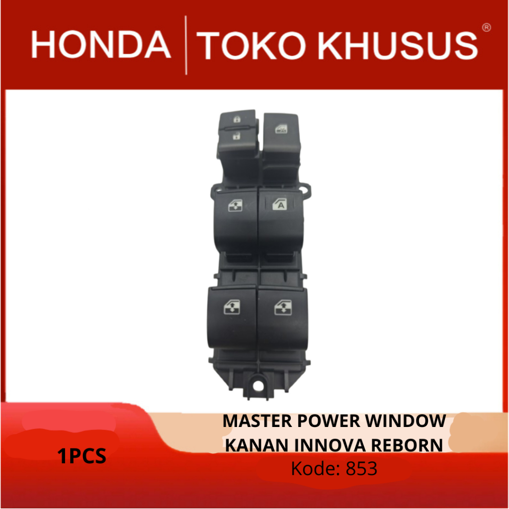 Jual MASTER POWER WINDOW KANAN INNOVA REBORNFORTUNER VRZ HILUX ASLI ...