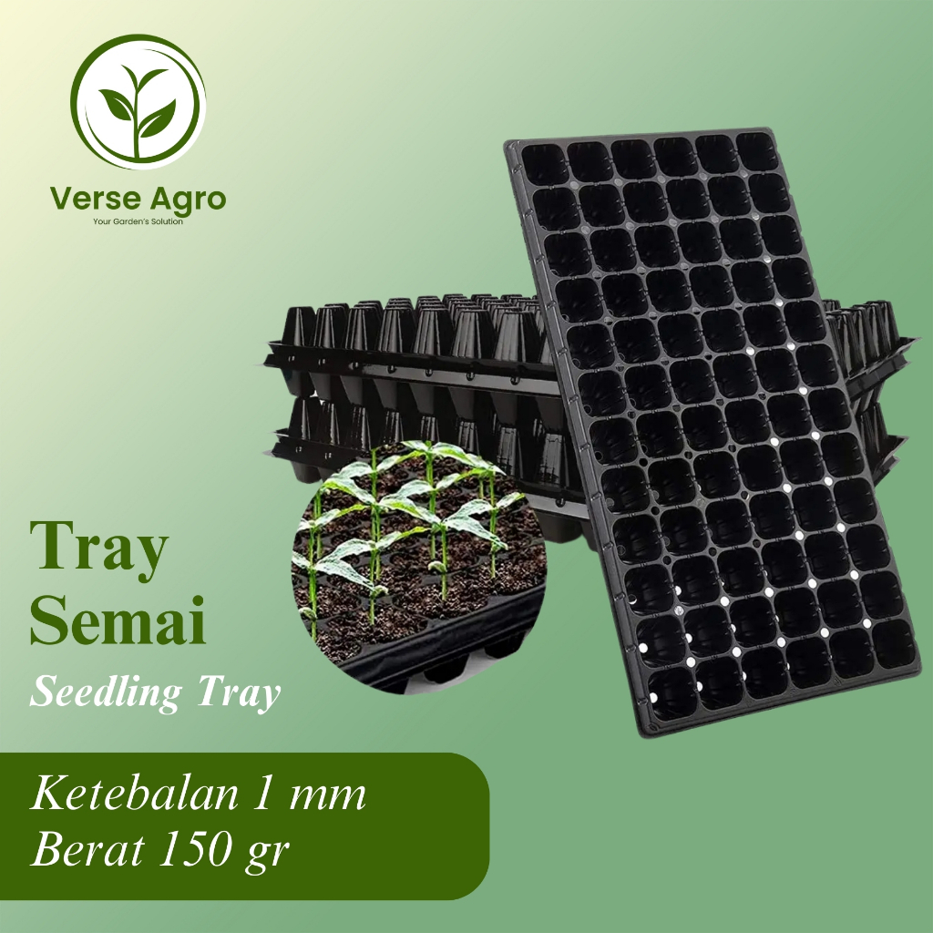 Jual Tray Semai Tebal 1mm Potray Seeding Tray Pembibitan Tanaman ...