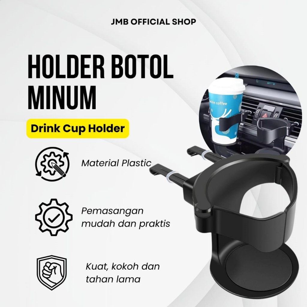 Jual (JMB) Holder Botol Minum Mobil Air Vent Outlet Car Drink Cup ...