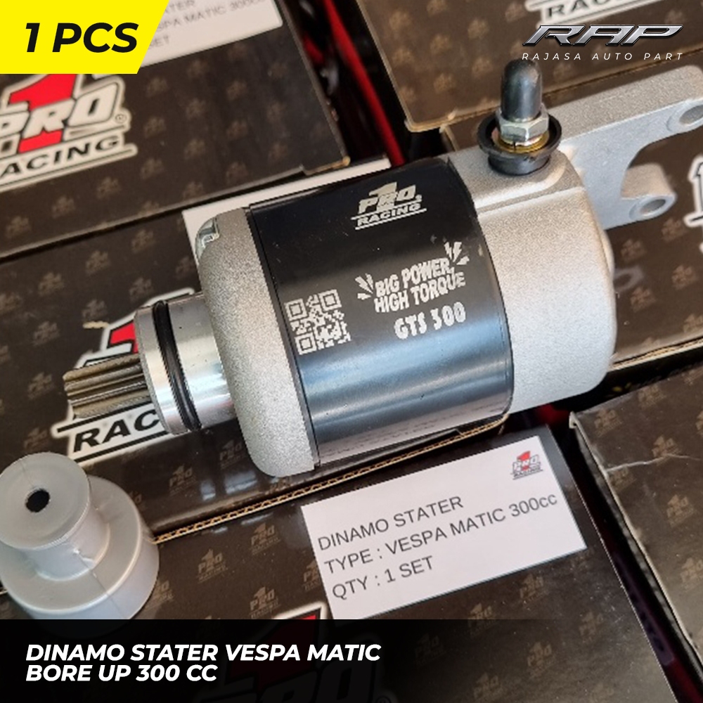 Jual DINAMO STATER VESPA MATIC BORE UP 300 CC/DINAMO STARTER ASSY ...