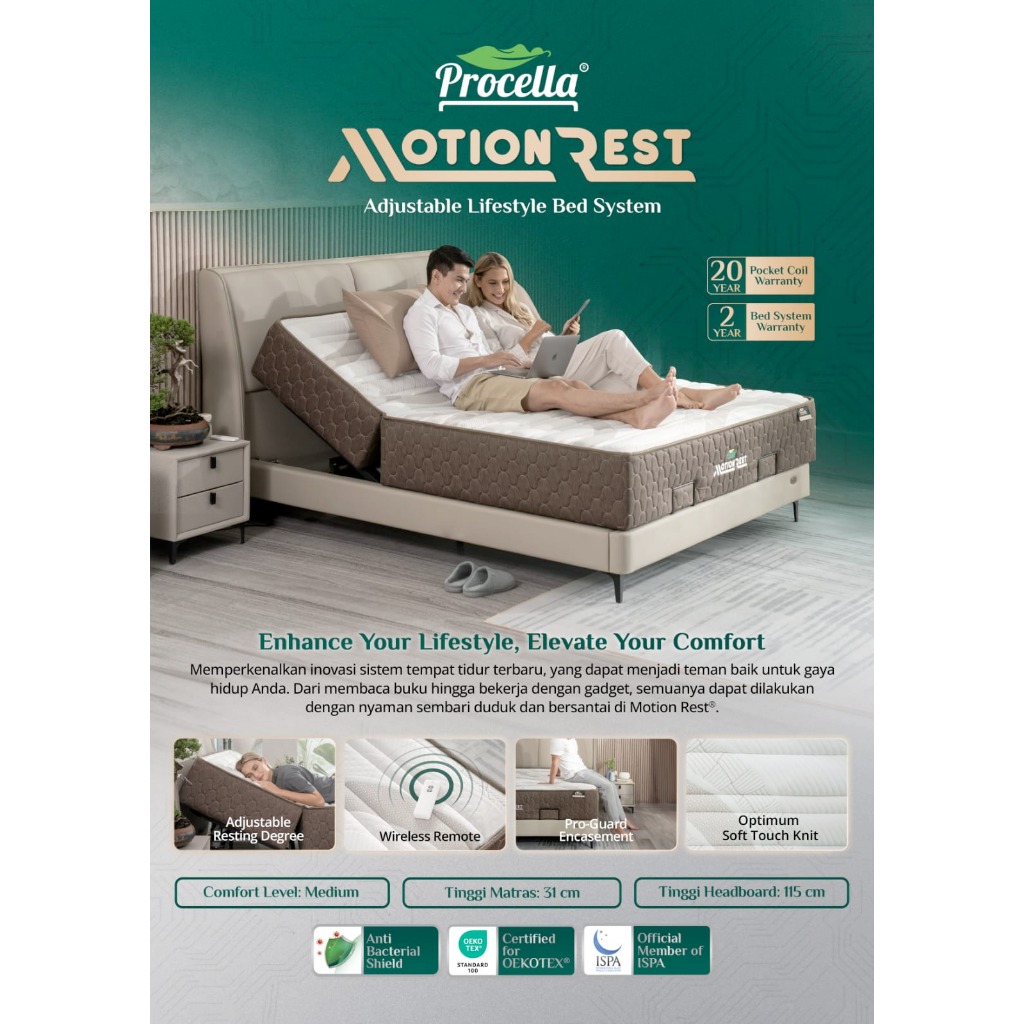Jual Procella Set Kasur Springbed Motion Rest | Shopee Indonesia