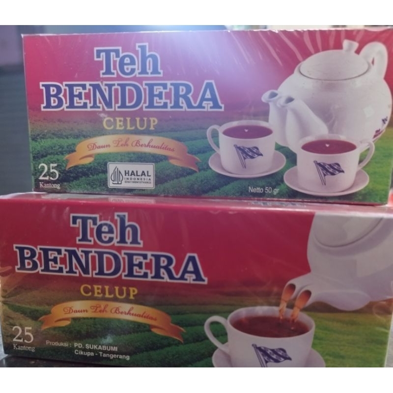 Jual Teh Celup Bendera 25kantong | Shopee Indonesia