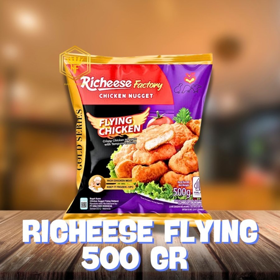 Jual RICHEESE NUGGET FLYING 500 GR | Shopee Indonesia