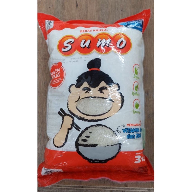 Jual Beras Sumo Merah kemasan 3kg / Sumo Merah 3 kg | Shopee Indonesia