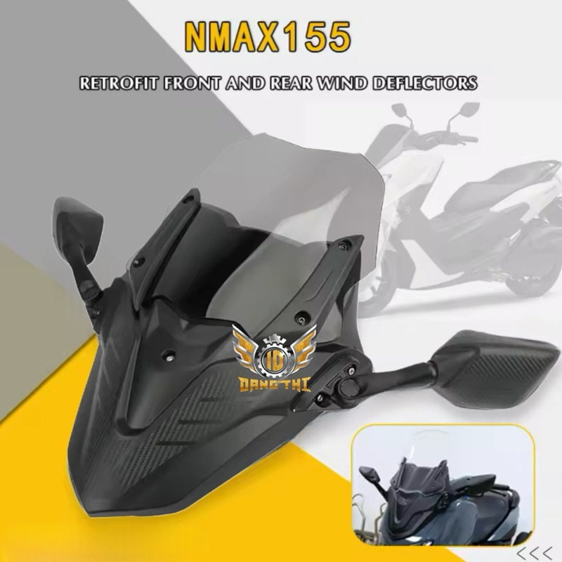 Jual Cover Body Depan Nmax New Set Visor Plus Spion Cover Batok Depan ...