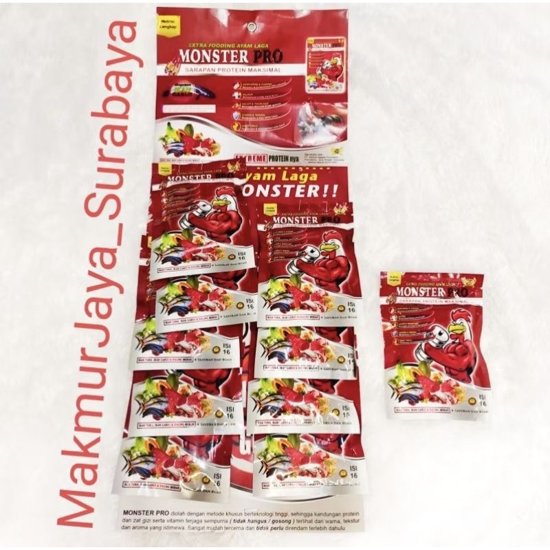 Jual MONSTER PRO (ASLI) Sarapan Ayam Bertenaga | Shopee Indonesia