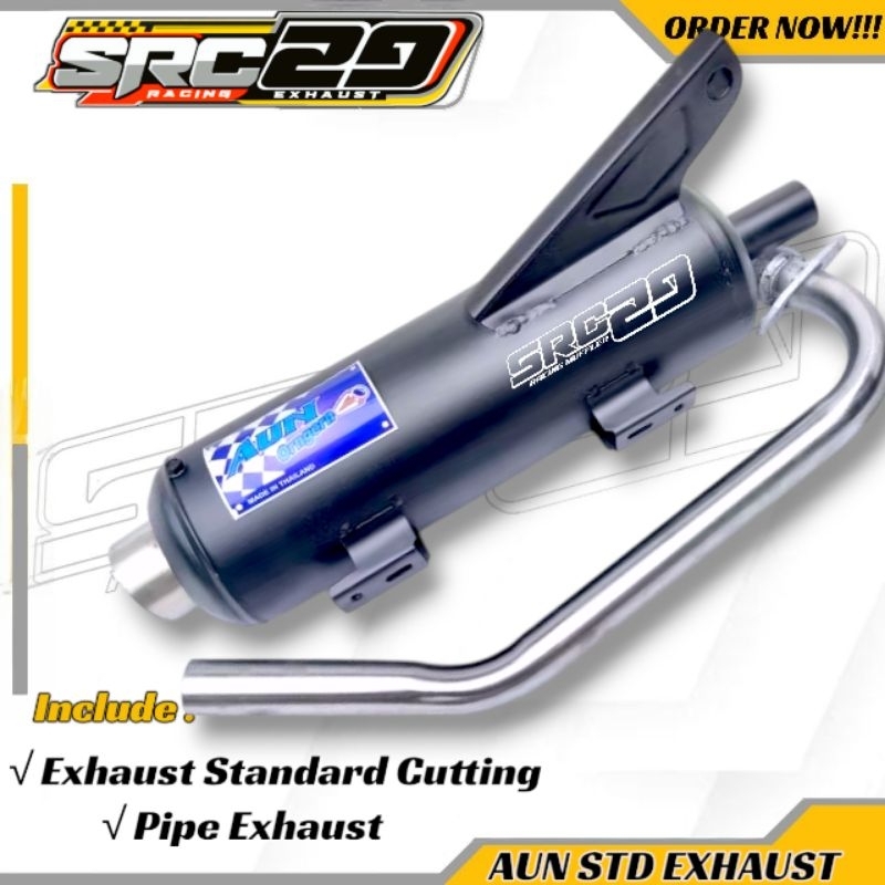 Jual ekzos AUN STD EXHAUST STANDARD CUTTING 26mm for Yamaha Ego v1 /Ego ...