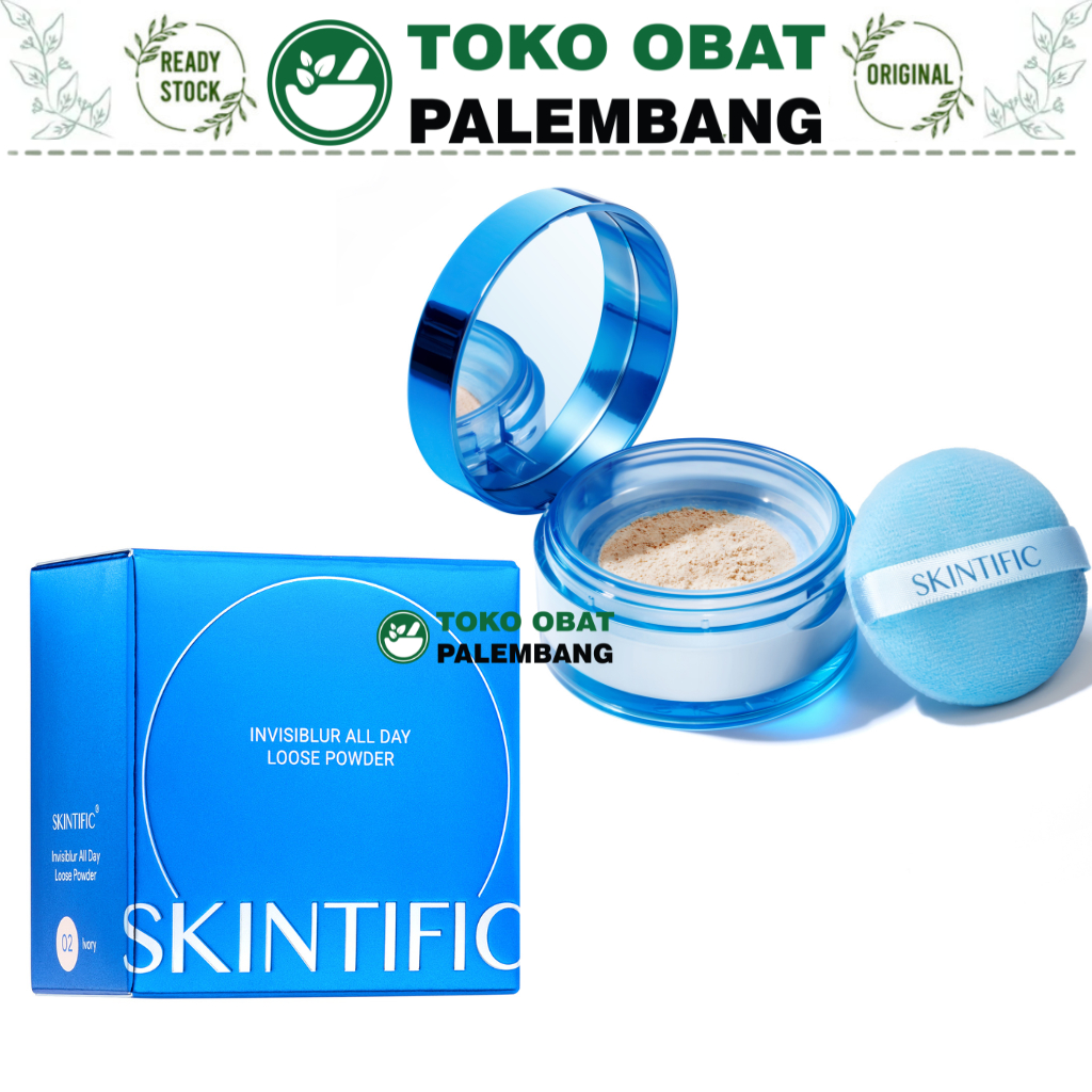 Jual SKINTIFIC INVISIBLUR ALL DAY LOOSE POWDER BEDAK TABUR SOFT FOCUS ...