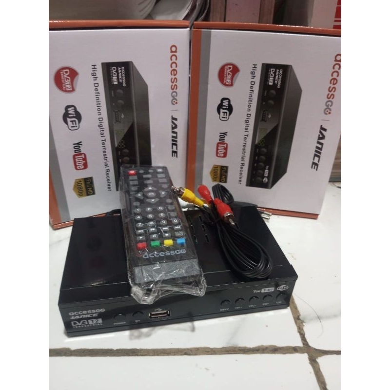 Jual set top box janice accessGo DVB T2 PENYALUR SIARAN DIGITAL / STB ...