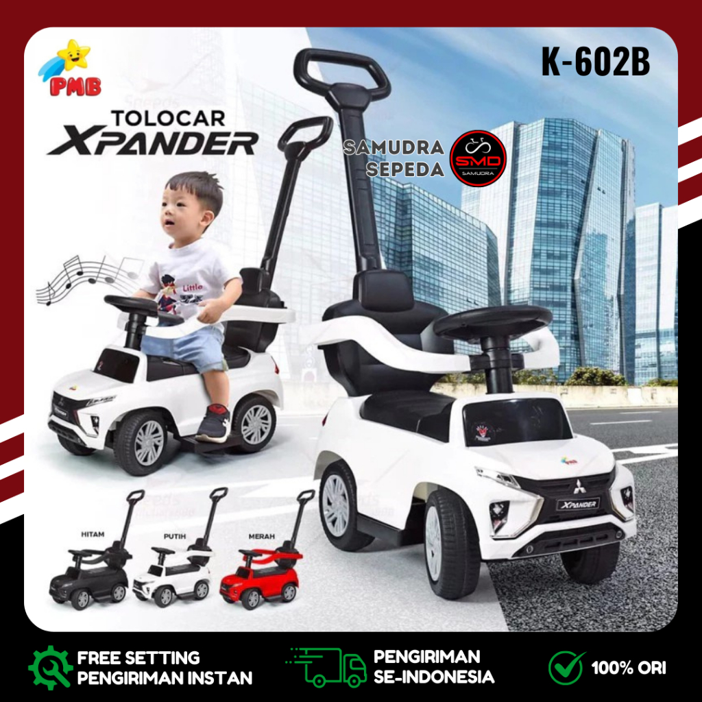 Jual Mobil Dorong Mainan Anak Pmb ToloCar Pajero CRV Xpander Jeep Mini ...