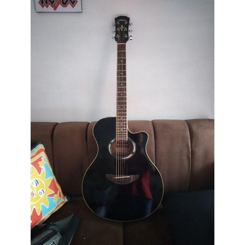 Jual Gitar Yamaha APX 500II Second Original (Free Packing Kayu ...