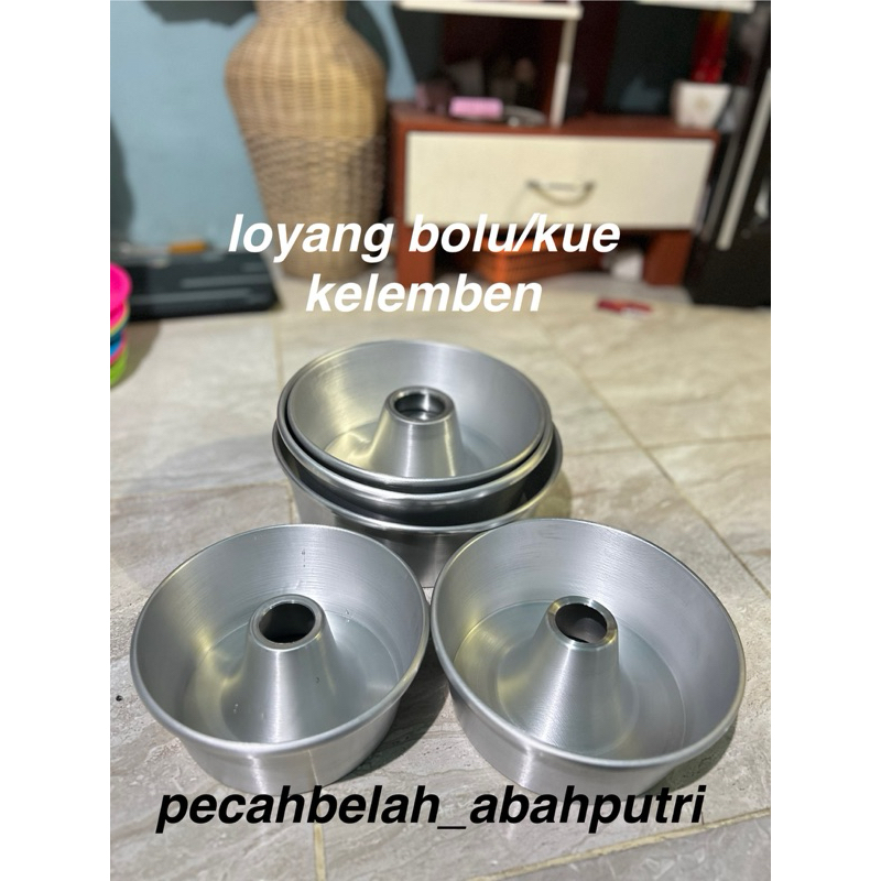 Jual Loyang kue bolu/kelemben ready berbagai macam ukuran | Shopee ...