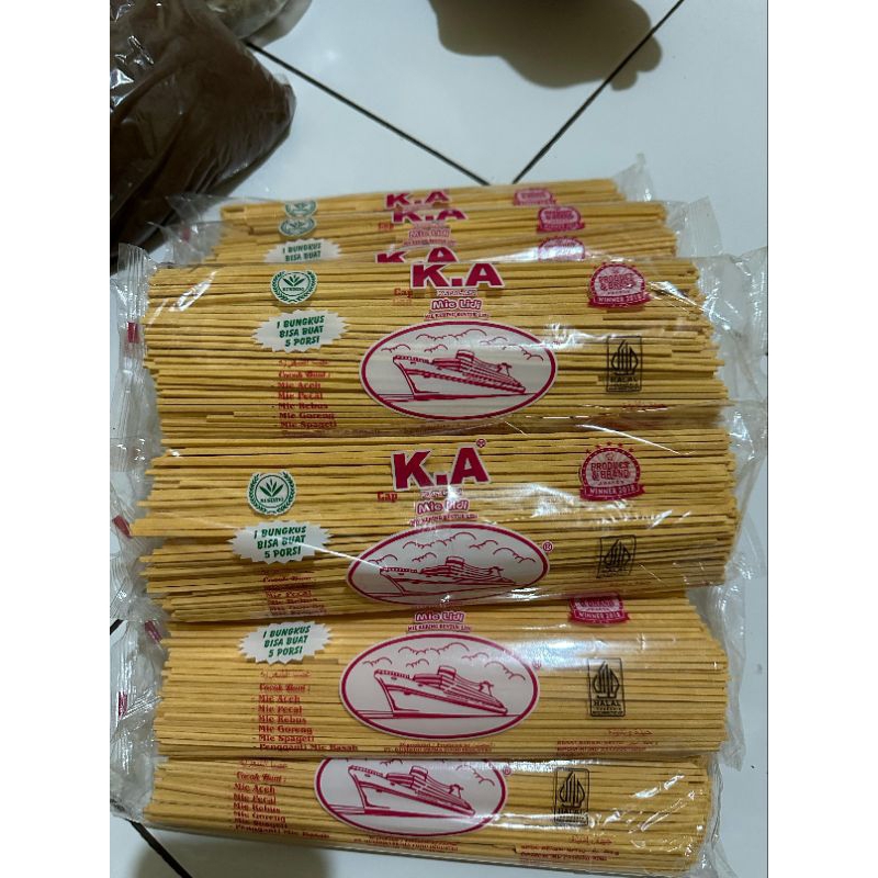 Jual Mie Gomak / Mie Lidi (Mie khas Medan) Cap Kapal Api K.A 500Gram ...