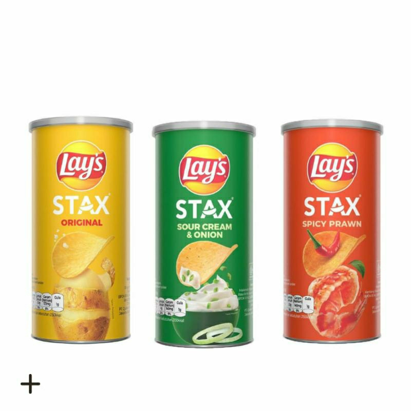 Jual BARU! COMEBACK! Lay's Stax Keripik Kentang Rasa Original/ Sour ...