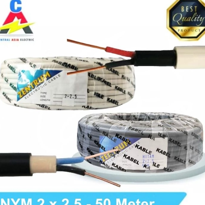 Jual Unggul Kabel Listrik Kawat NYM 2 x 25 5 Meter | Shopee Indonesia
