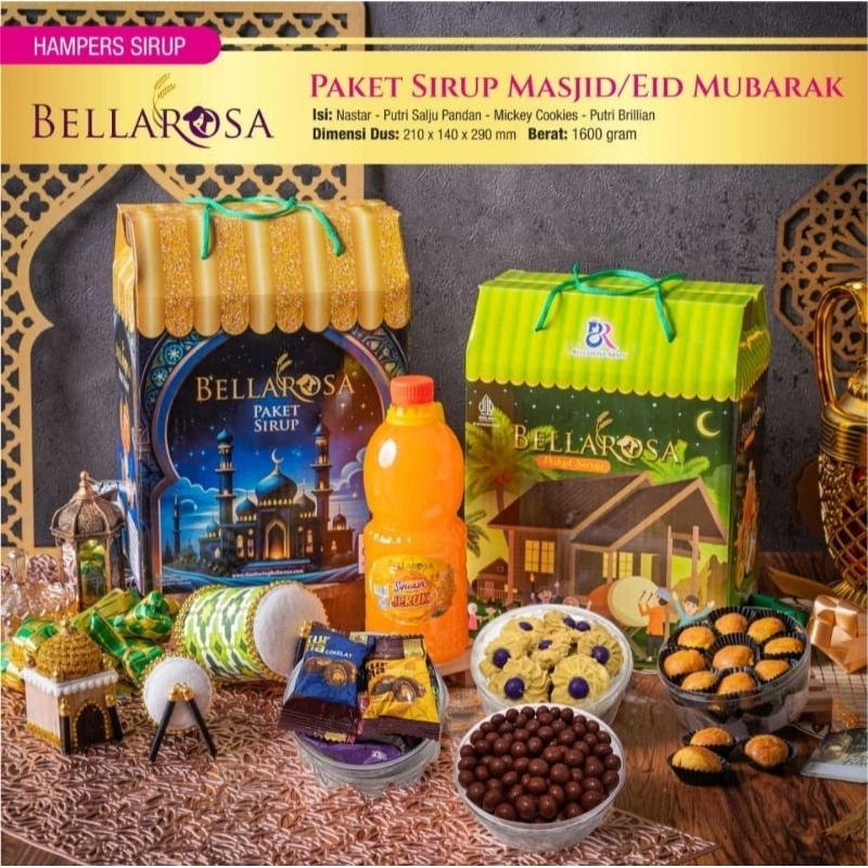Jual bellarosa paket sirup parcel parsel kue kering lebaran bella rosa ...