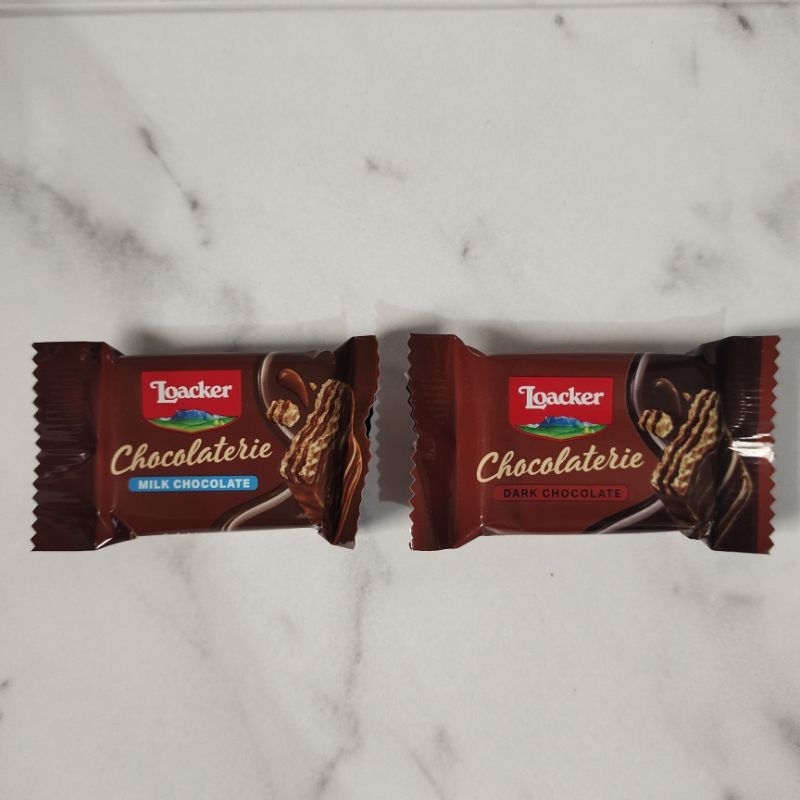 Jual loacker chocolaterie rasa milk / dark chocolate | Shopee Indonesia