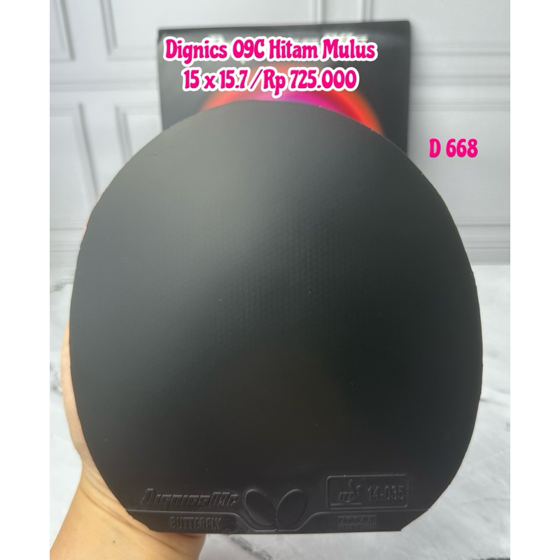 Jual SECOND KARET PINGPONG TENIS MEJA BUTTERFLY DIGNICS 09C HITAM ORIGINAL MARKET JEPANG ...