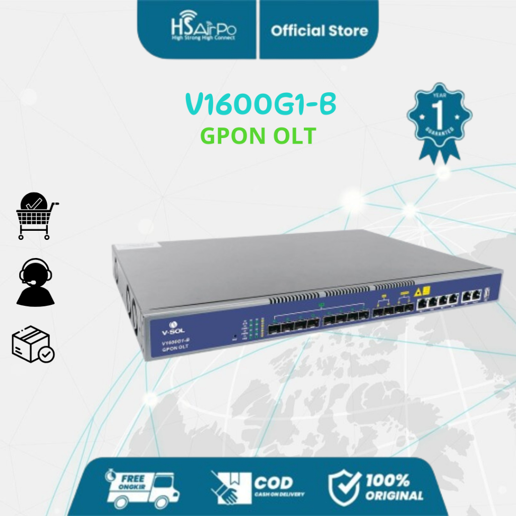 Jual HSAirPo OLT VSOL V1600G1-B 8 Port GPON OLT NON SFP | Shopee Indonesia