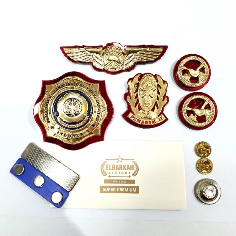 Jual ATRIBUT PEMADAM KEBAKARAN / DAMKAR LENCANA PEMADAM WING PEMADAM ...