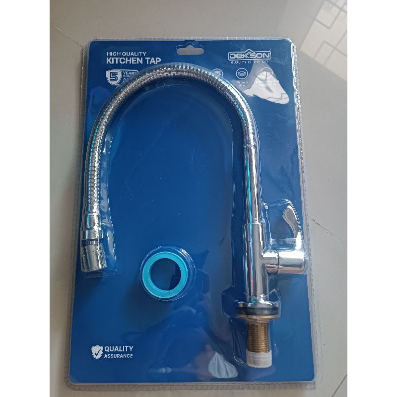 Jual Kran sink flexible meja Dekson KTD 1001 CP / Kran cuci piring flexible meja Dekson | Shopee ...