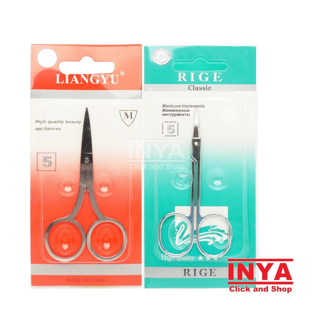 Jual Gunting Alis & Bulu Hidung Stainless Beauty Series - Nose Hair ...