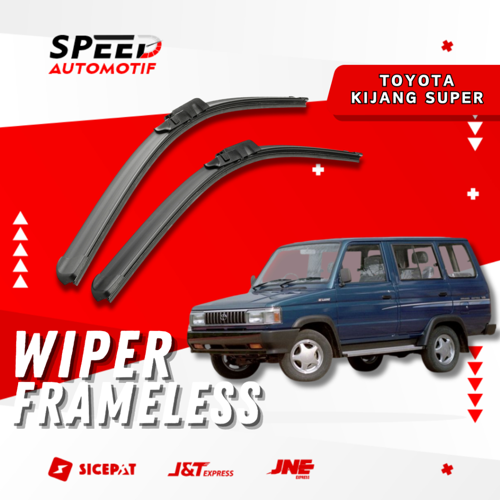 Jual Wiper Mobil Toyota Kijang Super Wiper Frameless 2PCS Kiri dan ...