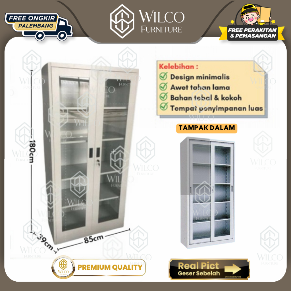 Jual Rak Arsip Besi SN WLS 09-08 | Lemari File Besi 2 Pintu Swing ...