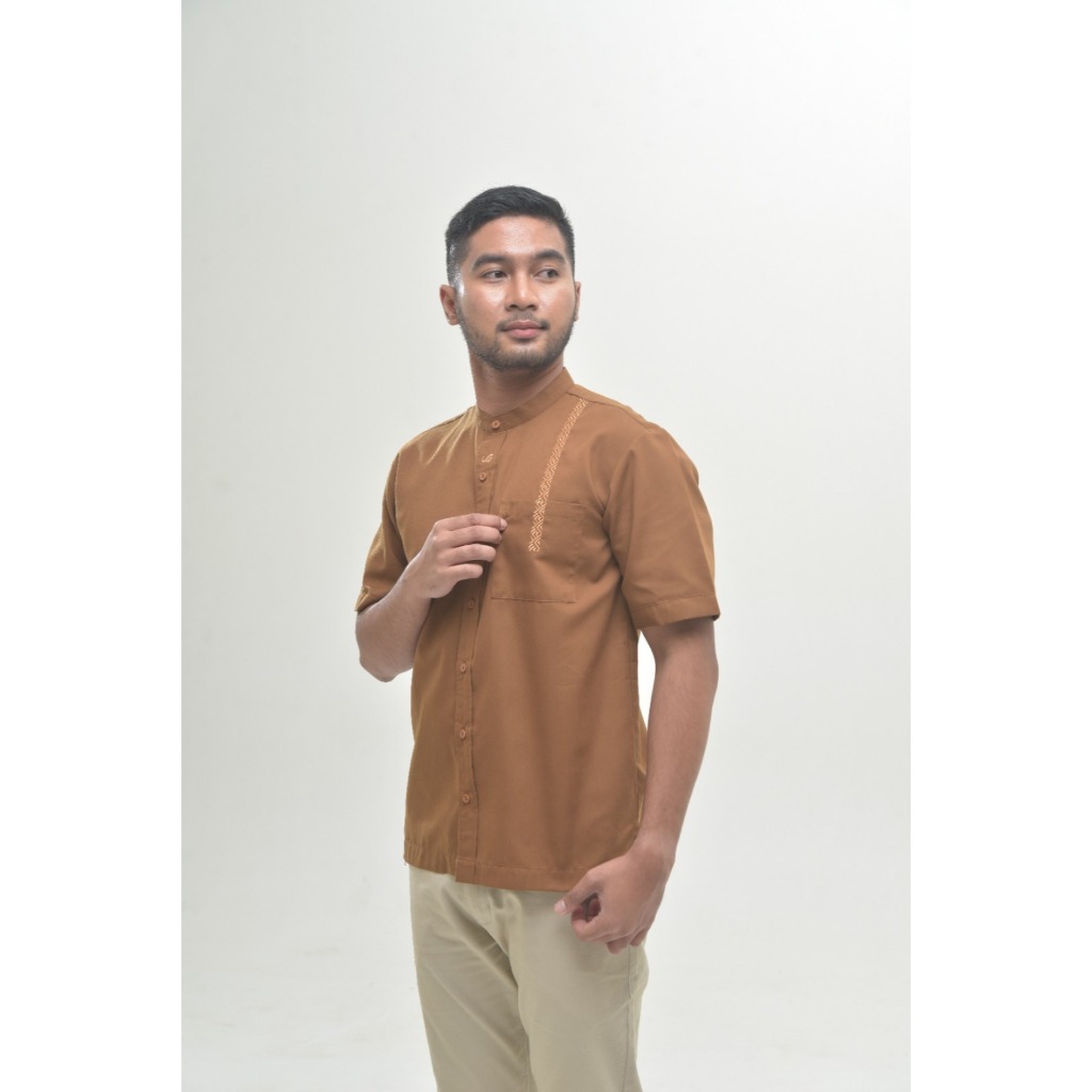 Jual Rabbani - Kemeja Koko Lengan Pendek Kemko Faraq Pdk | Shopee Indonesia