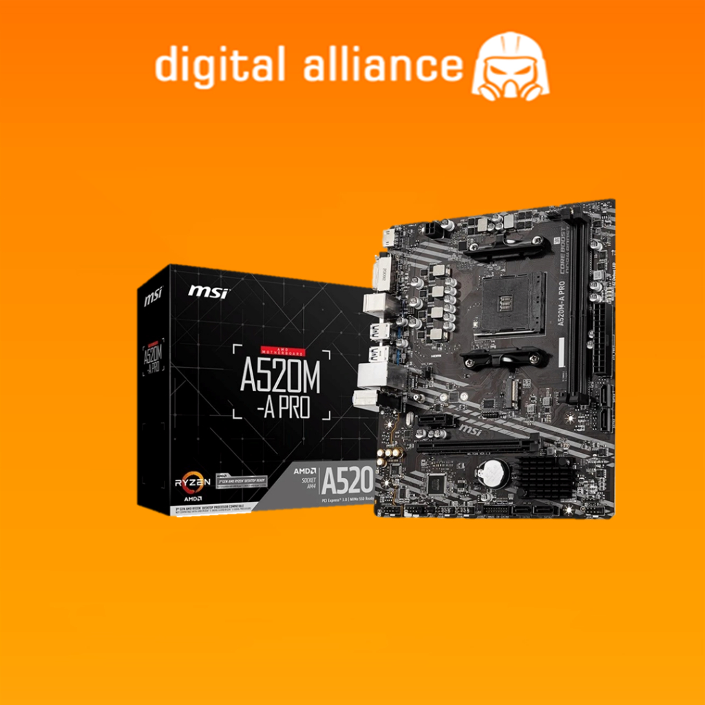 Jual Motherboard MSI A520M-A PRO (AM4, AMD, A520, DDR4, USB3.2, SATA3 ...