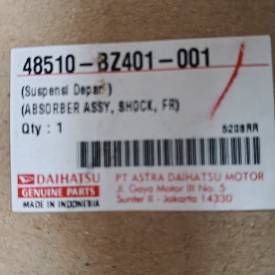 Jual Shock FR RHLH Grandmax 48510-BZ401-001 | Shopee Indonesia