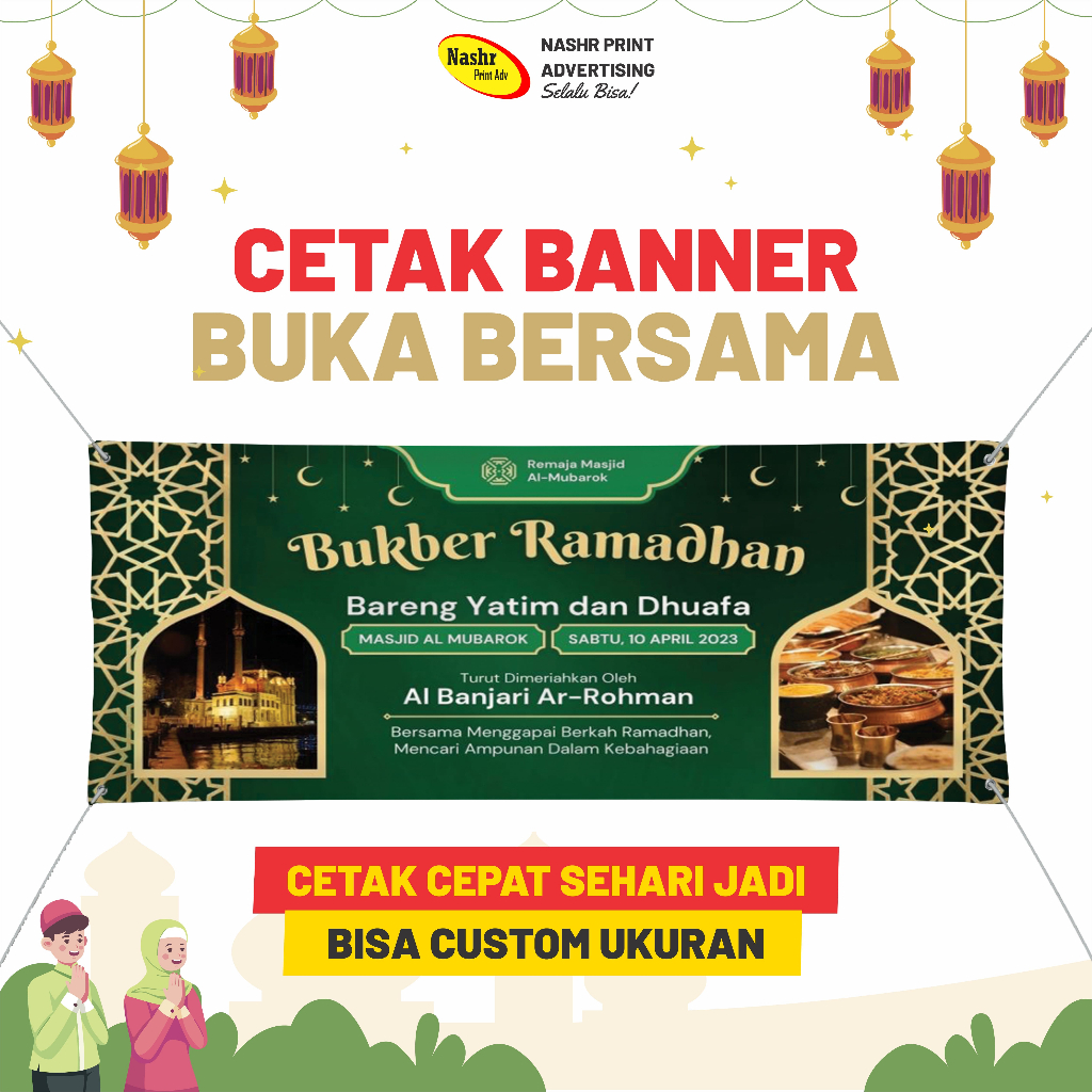 Jual BANNER RAMADHAN | BANNER RAMADHAN KAREEM | BANNER RAMADHAN MUBARAK ...