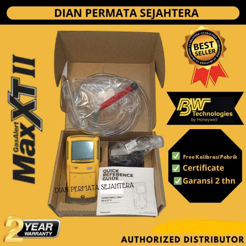 Jual GAS DETECTOR MAX XT II BW HONEYWELL MULTI 4 GAS ORI | Shopee Indonesia