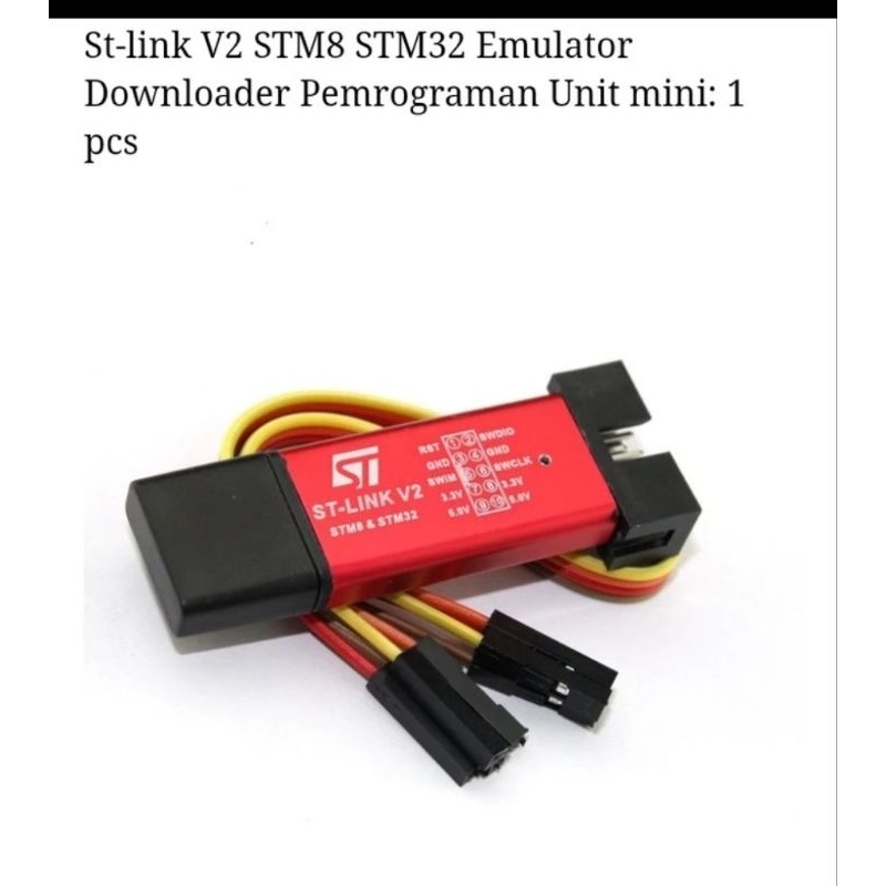 Jual ST-Link V2 STM8 STM32 Emulator / Download / Programmer with ...