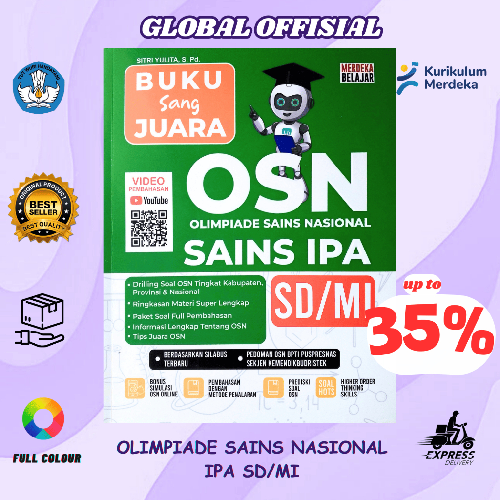 Jual OSN : OLIMPIADE SAINS NASIONAL Buku Sang Juara SD/MI Kurikulum Merdeka | Shopee Indonesia