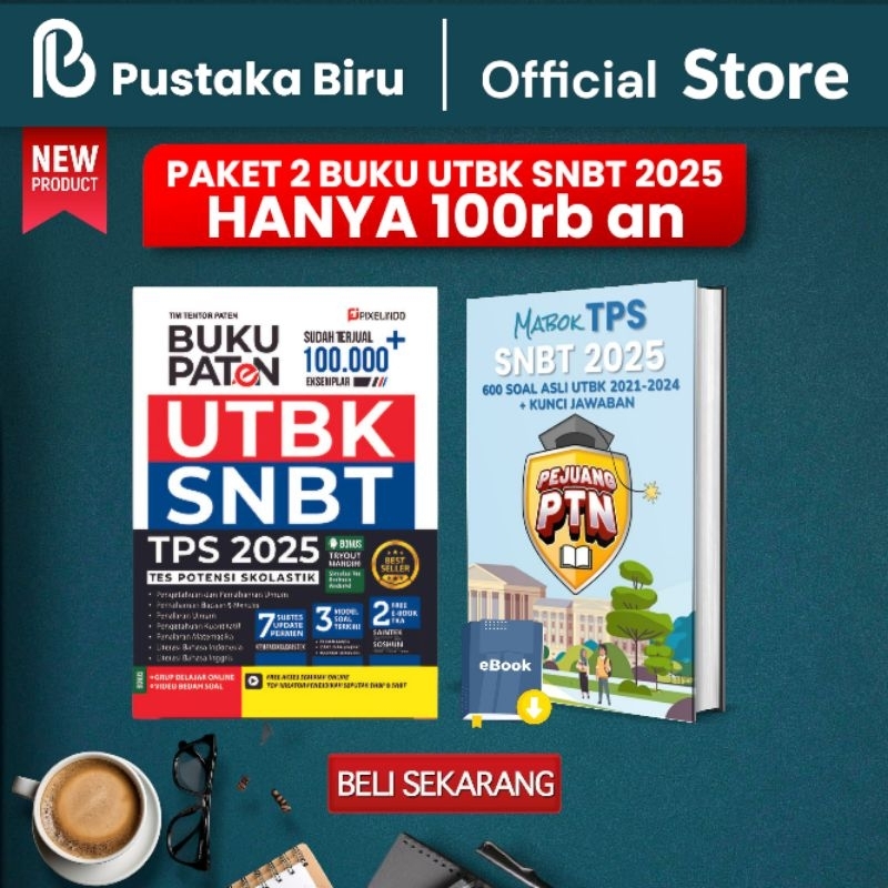 Jual Buku Buku Paten UTBK SNBT TPS 2025 | Shopee Indonesia