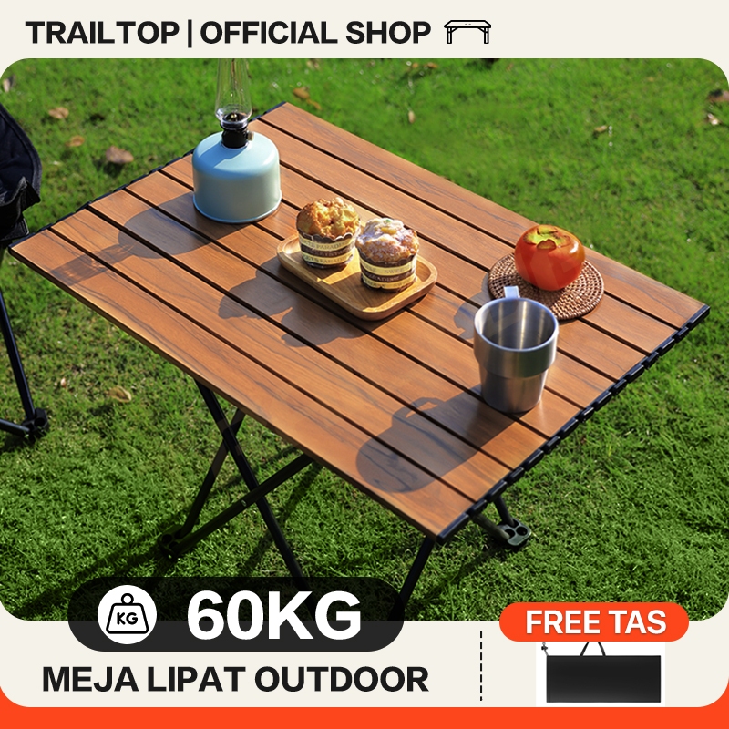 Jual TrailTop Meja Lipat Portable Outdoor Baja Karbon Meja Camping ...