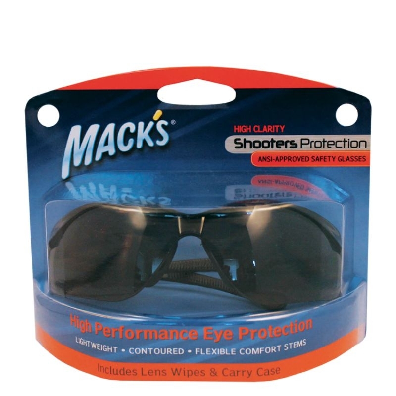 Jual Mack’s Shooting Safety Glasses - Smoke | Shopee Indonesia