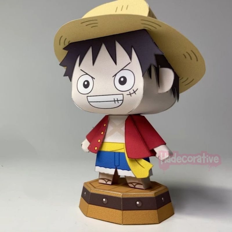 Jual (SUDAH DIRAKIT) ONEPIECE SERIES V1 PAPERCRAFT UKURAN A4 ACTION ...