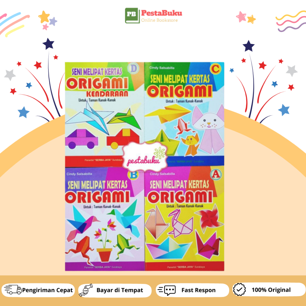 Jual Buku Anak Origami Seni Melipat Kertas Untuk TK | Shopee Indonesia