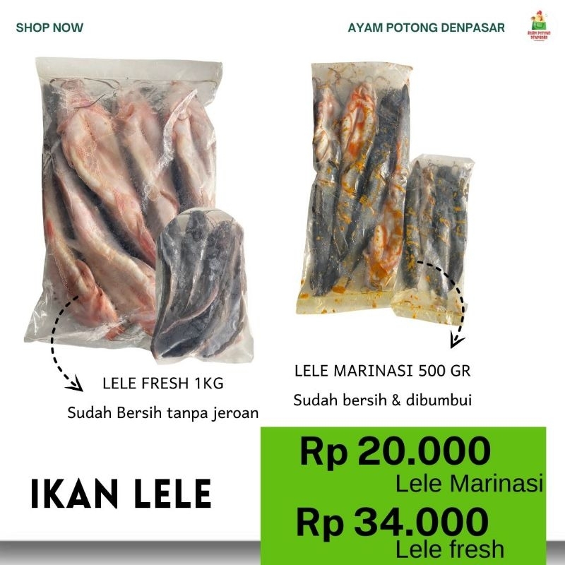 Jual FROZEN LELE MARINASI // FROZEN LELE FRESH 1kg | Shopee Indonesia
