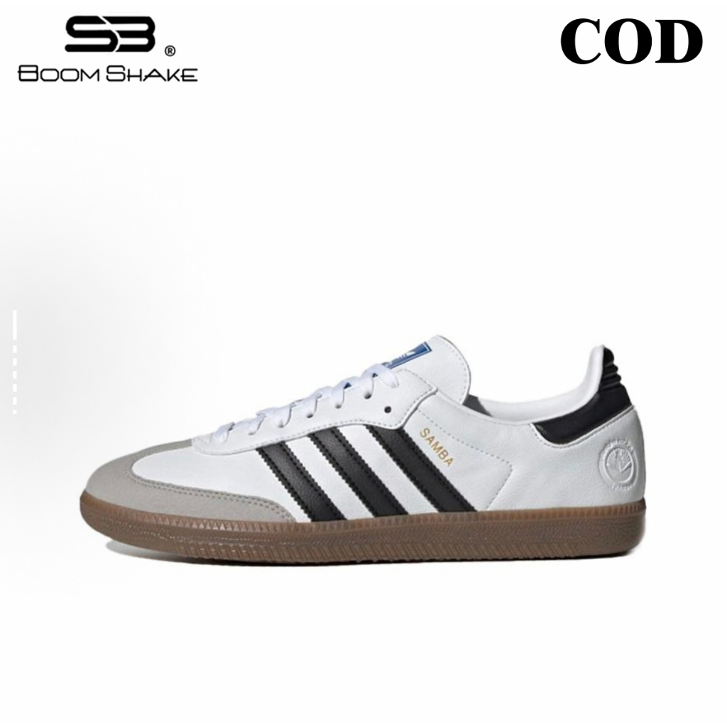 Jual Sepatu Samba OG White Sneakers100% BNIB Authentic COD | Shopee ...