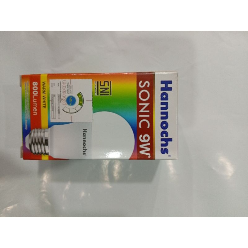 Jual lampu Led hannochs sonic 9 watt cahaya kuning warm white 3000K ...
