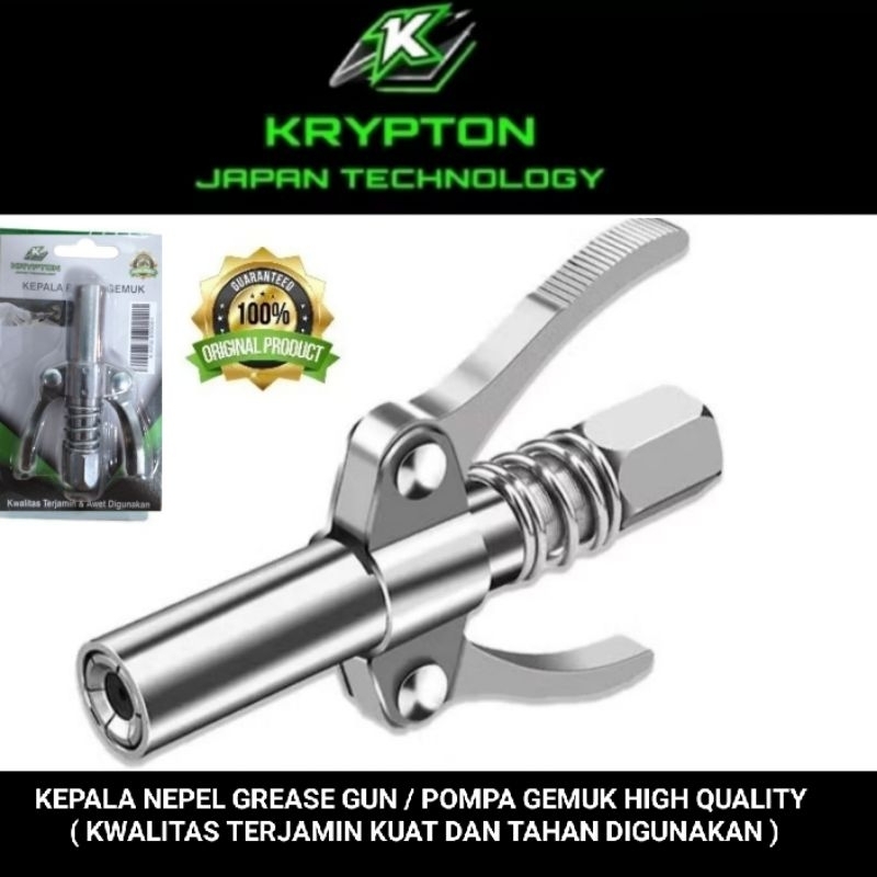 Jual KRYPTON KEPALA GREASE GUN / POMPA GEMUK HIGH QUALITY JAPAN ...