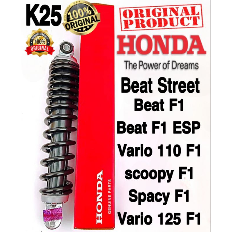 Jual K25 shock breaker belakang ori asli original honda beat Fi, beat ...